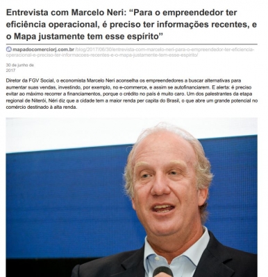 Entrevista com Marcelo Neri: “Para o empreendedor ter eficiência operacional, é preciso ter ...